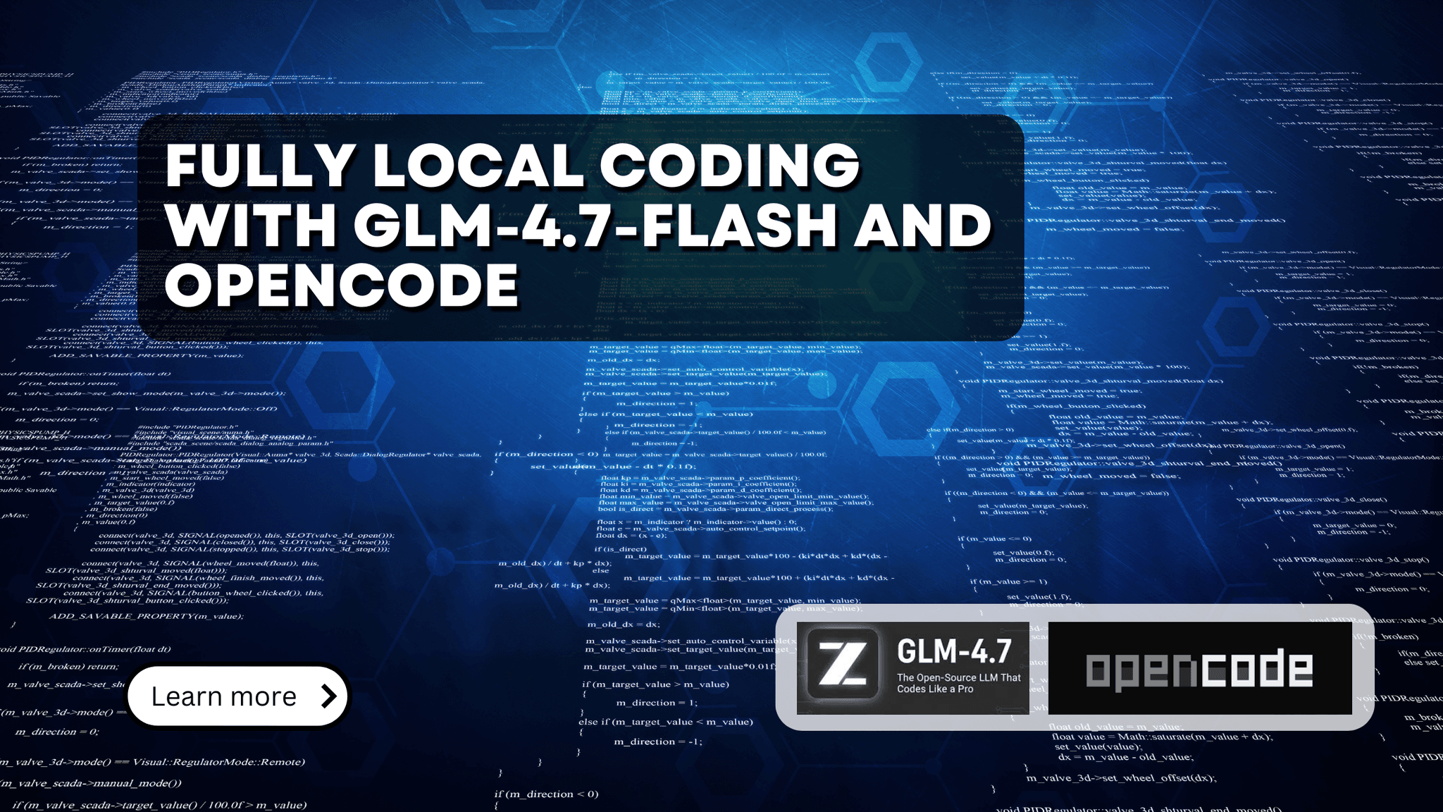 Running GLM-4.7-Flash Locally with OpenCode