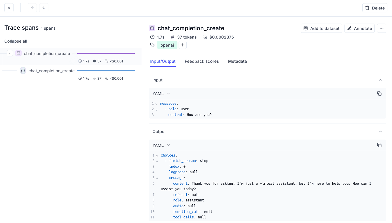 Building Better AI Applications with LLM Tracing using Opik